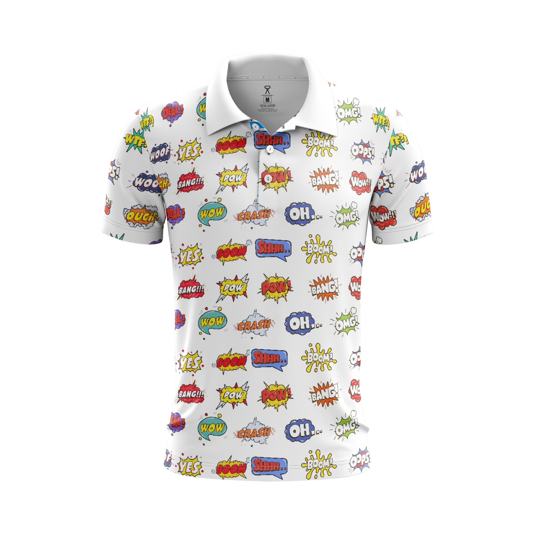 COMIC GOLF POLO – Peak Pace Apparel