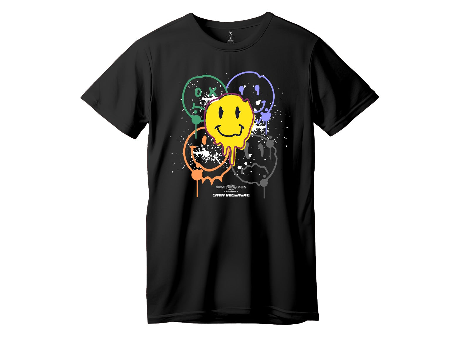 SMILEY FACE - T-SHIRT – Peak Pace Apparel